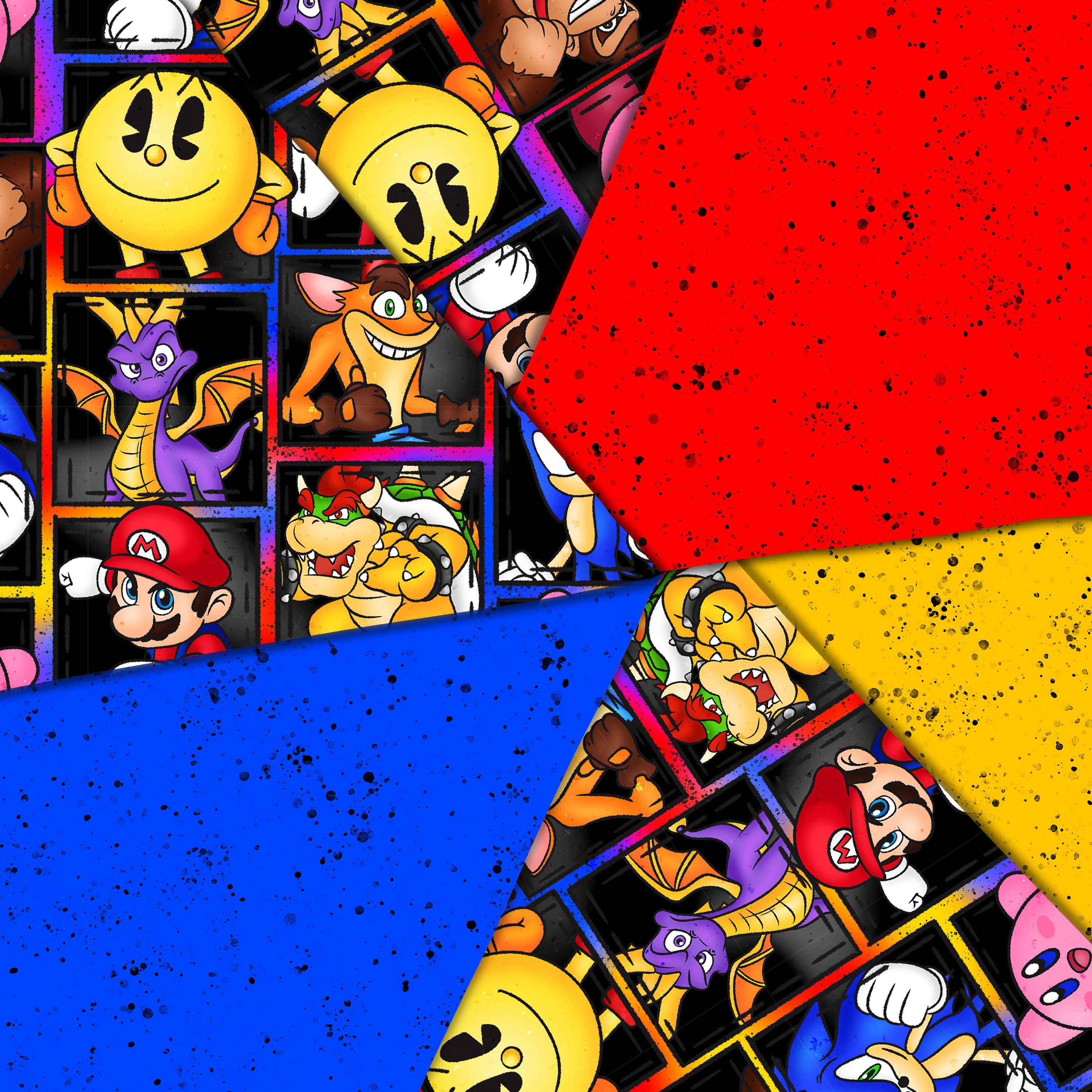 Video Game Mashup Collection Blender – Material Magic