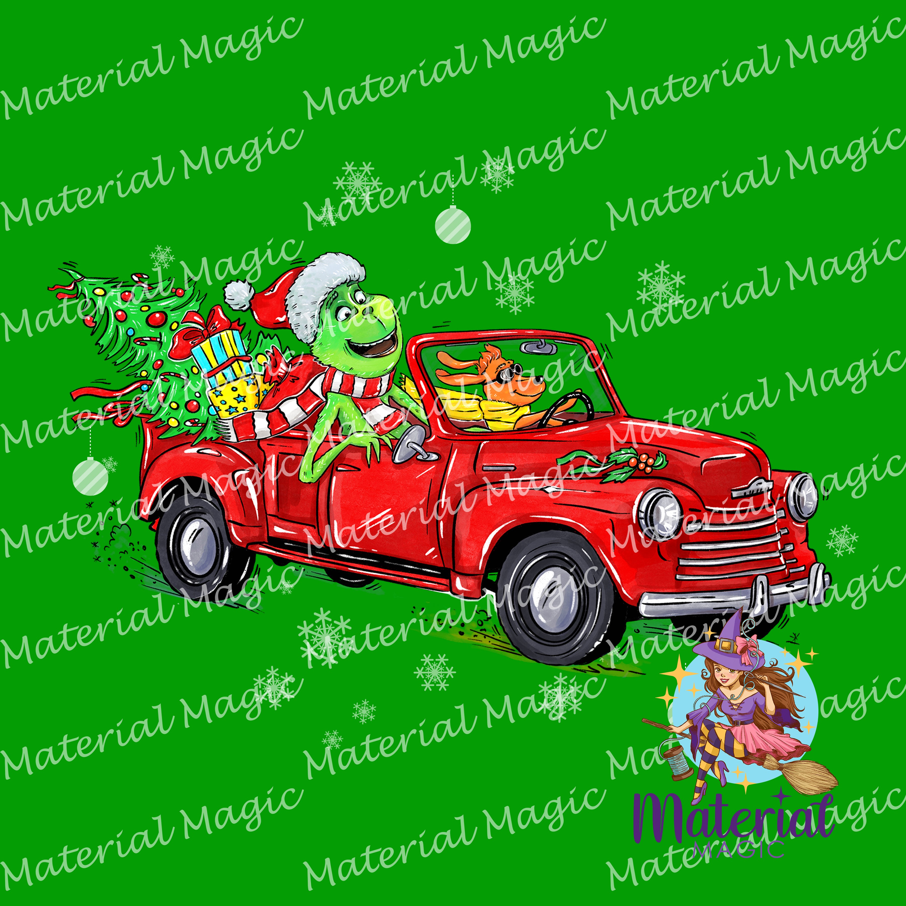R82 Grinch Car Panel PREORDER – Material Magic